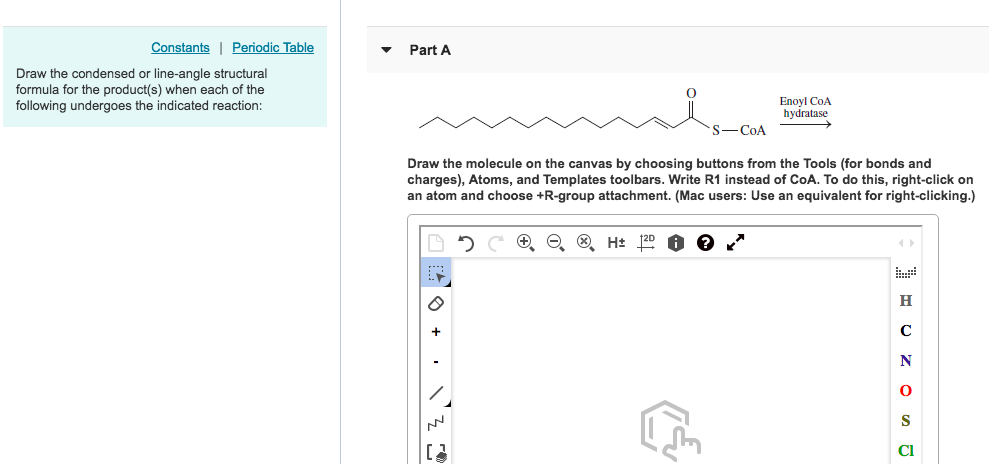 Solved Part B Constants| Periodic Table Draw the condensed | Chegg.com