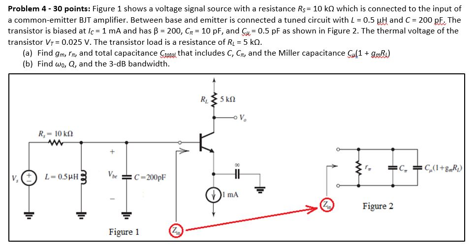 Solved Problem 4 30 points: Figure 1 shows a voltage signal | Chegg.com