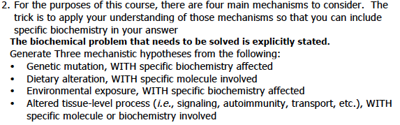 Solved Vulcan Blood Determine the biochemical mechanism | Chegg.com