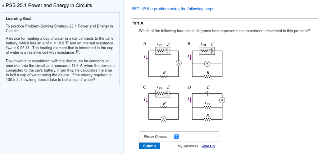 Solved To practice Problem-Solving Strategy 25.1 Power and | Chegg.com