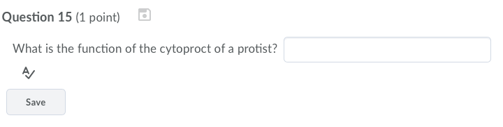 Solved Question 15 (1 point) What is the function of the | Chegg.com
