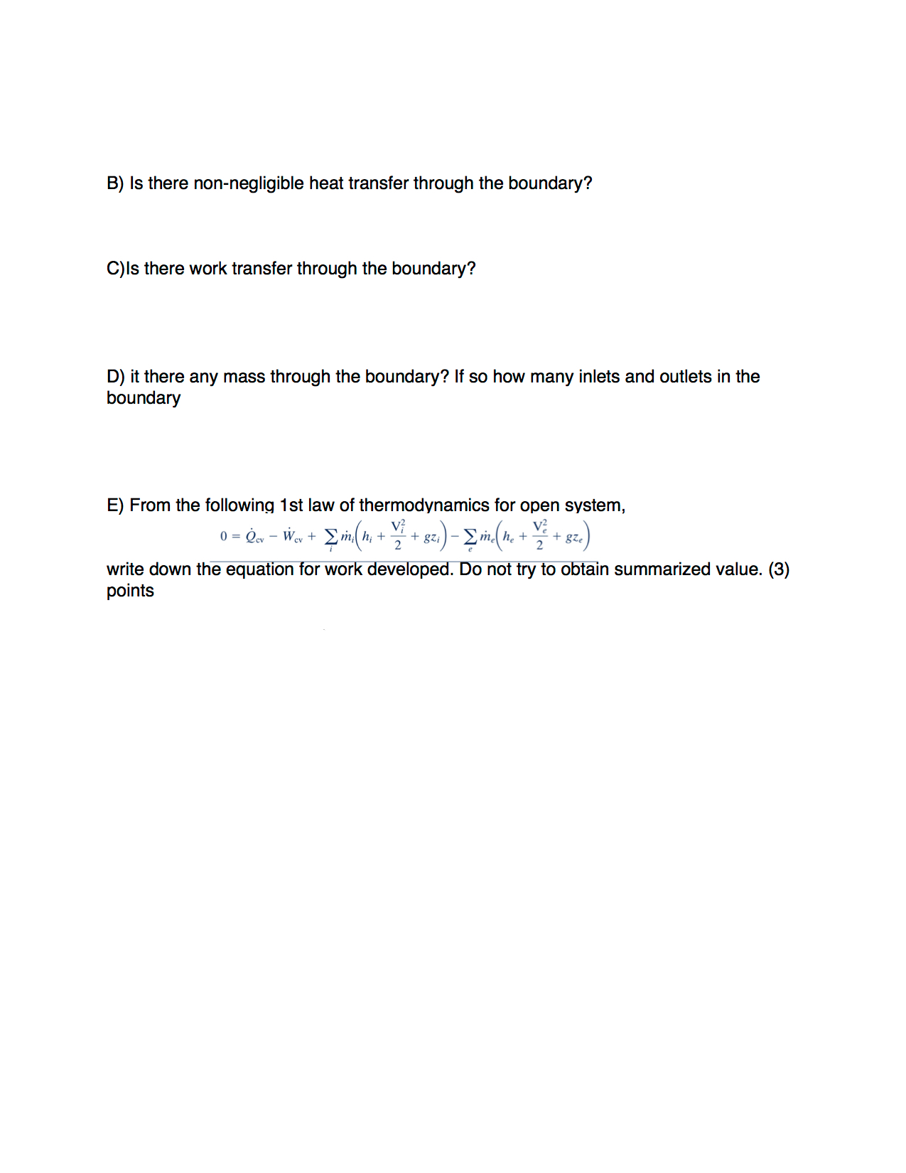 Solved Thermodynamics Control Volume Analysis Using Energy I Chegg Solved Thermodynamics Control Volume Analysis Using Energy I Chegg