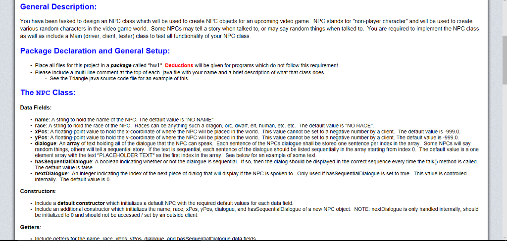 Solved General Description: You have been tasked to design | Chegg.com