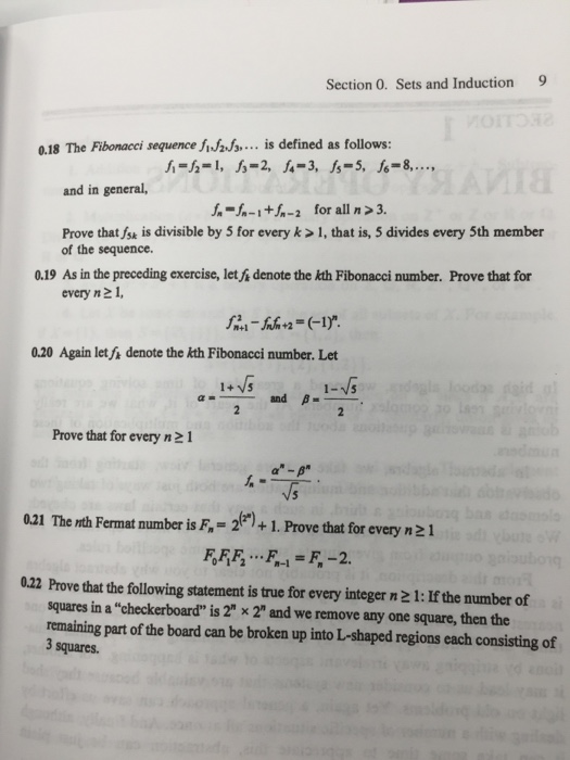 Solved The Fibonacci sequence f1, f2, f3......is defined as | Chegg.com