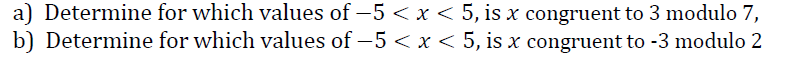 Solved Determine for which values of -5