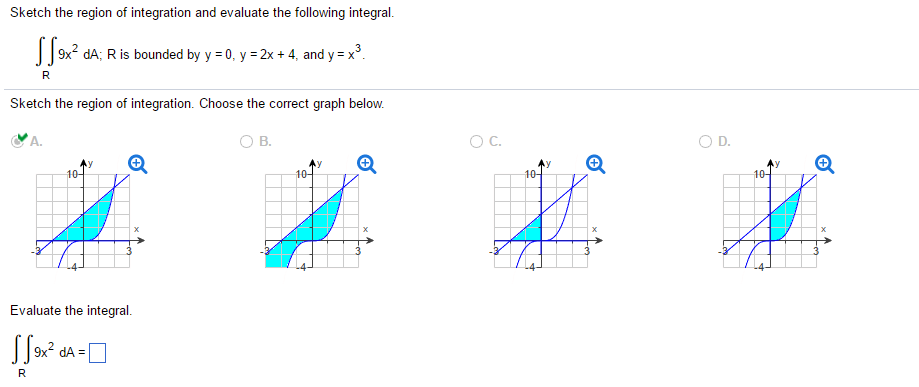 Solved Sketch the region of integration and evaluate the | Chegg.com