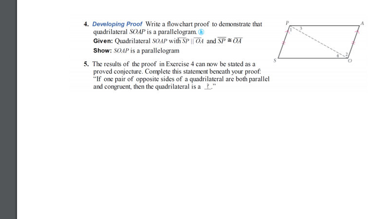 Solved 4. Developing Proof Write a flowchart proof to | Chegg.com