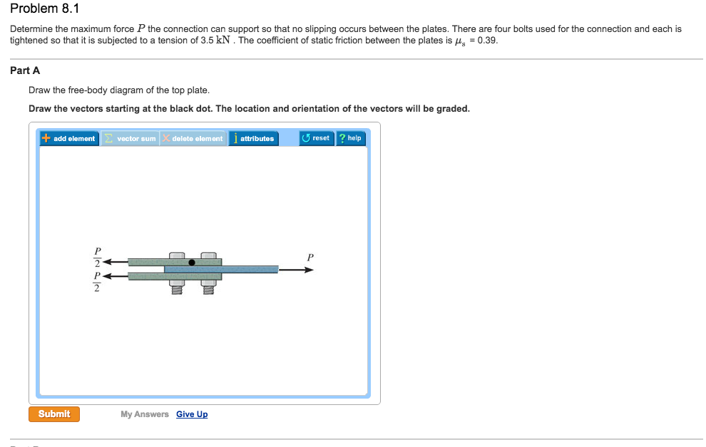 Solved Determine The Maximum Force P The Connection Can