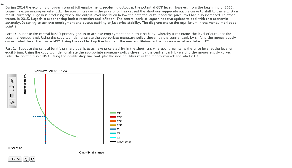 Solved During 2014 the economy of Lugash was at full | Chegg.com