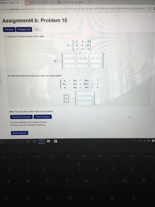 Solved Previous Problem ListNext Attempt Results Entered | Chegg.com