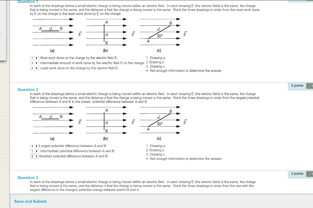 Solved In each of the drawings below a small electric charge | Chegg.com