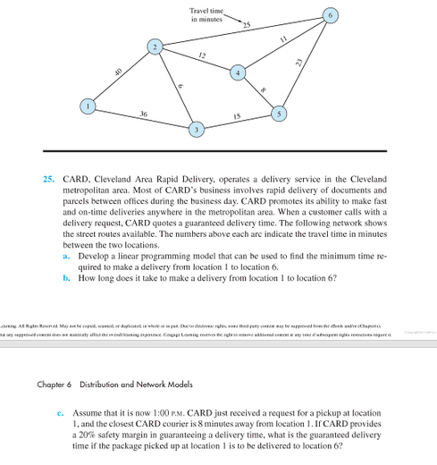 Quantitative Methods - Shortest Path Question | Chegg.com