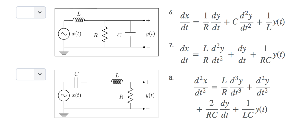 Solved Find the differential equation relating y(t) and x(t) | Chegg.com
