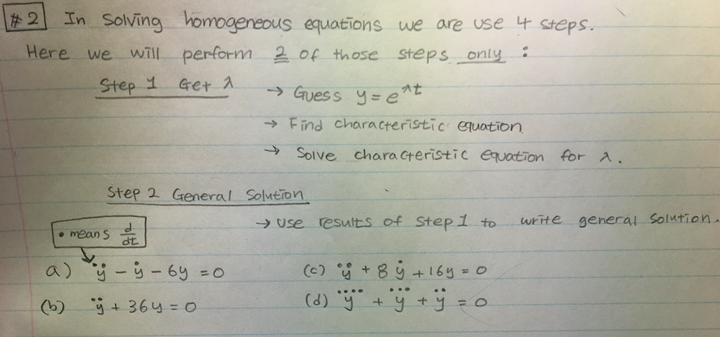 Solved f 2 In solving homogeneous equations we are use 4 | Chegg.com