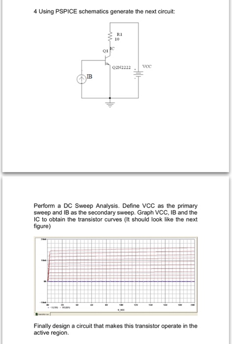 Solved Using PSPICE schematics generate the next circuit: | Chegg.com