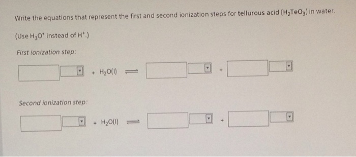 Solved Write the equations that represent the first and | Chegg.com