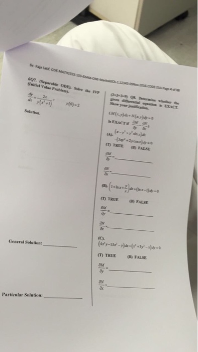 Solve the IVP (Initial Value Problem). dy/dx = | Chegg.com