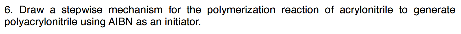 Solved Draw a stepwise mechanism for the polymerization | Chegg.com