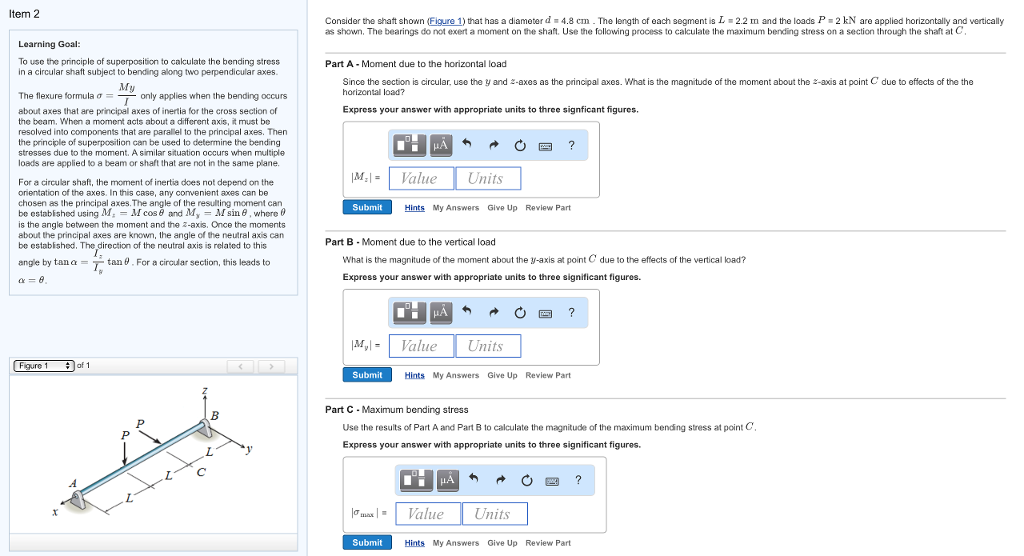 Solved To use the principle of superposition to calculate | Chegg.com
