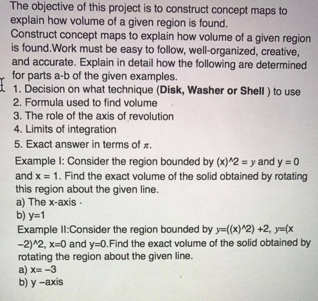 Solved The objective of this project is to construct concept | Chegg.com