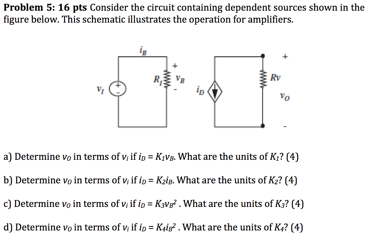 Solved Consider the circuit containing dependent sources | Chegg.com