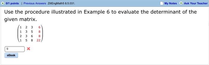 Solved Use the procedure illustrated in Example 6 to | Chegg.com