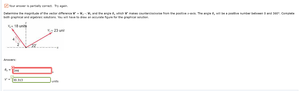 Solved Your answer is partially correct. Try again. | Chegg.com