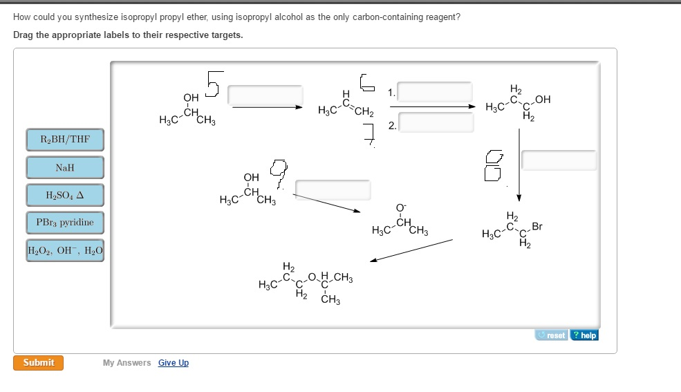 Solved How could you synthesize isopropyl propyl ether, | Chegg.com