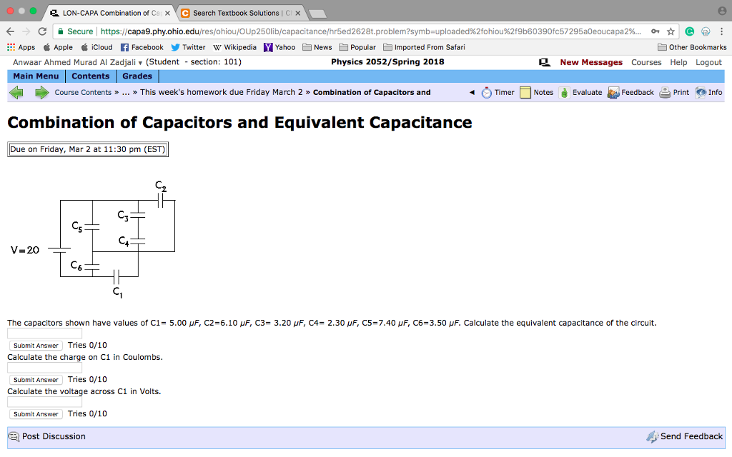 Physics Archive | February 24 2018 | Chegg.com