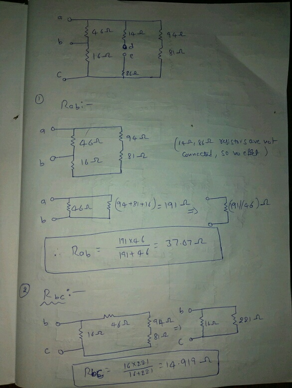 (Solved Homework): Given the resistor configuration shown in the figure ... (Solved Homework): Given the resistor configuration shown in the figure ...