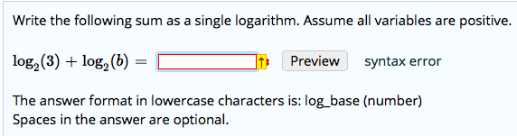 Solved Write the following sum as a single logarithm. Assume | Chegg.com