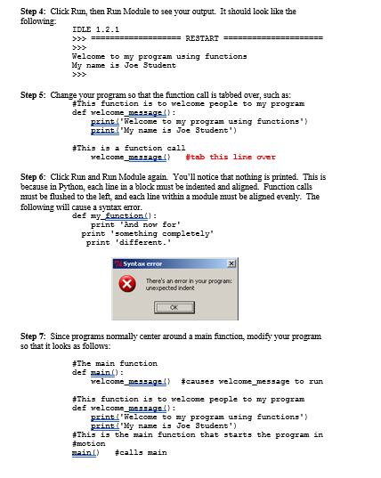 Solved Lab 2.3-Python Code and Functions (Optional) Critical | Chegg.com