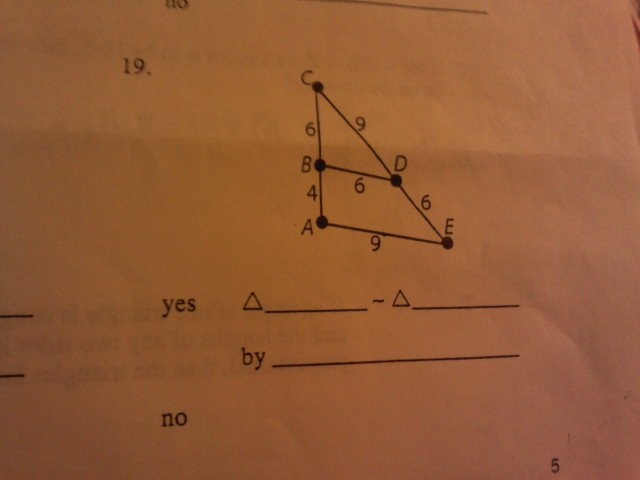 Solved Items 14-19: Determine whether the triangles are | Chegg.com