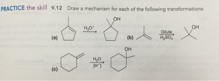 Solved Draw a mechanism for each of the following | Chegg.com