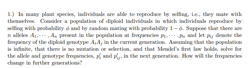 Solved In many plant species, individuals are able to | Chegg.com