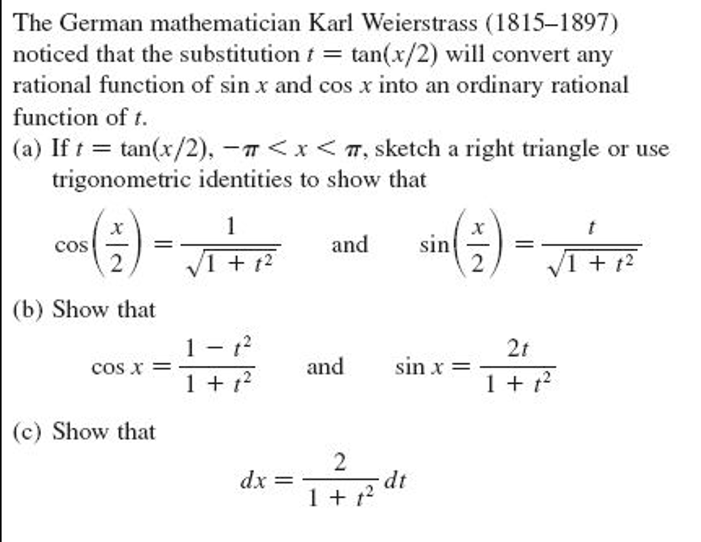 Solved Use the substitution in this exercise to transform | Chegg.com