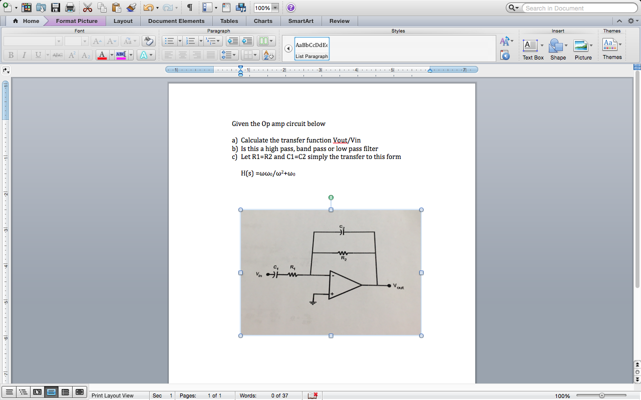 Solved Given the 0p amp circuit below a) Calculate the | Chegg.com