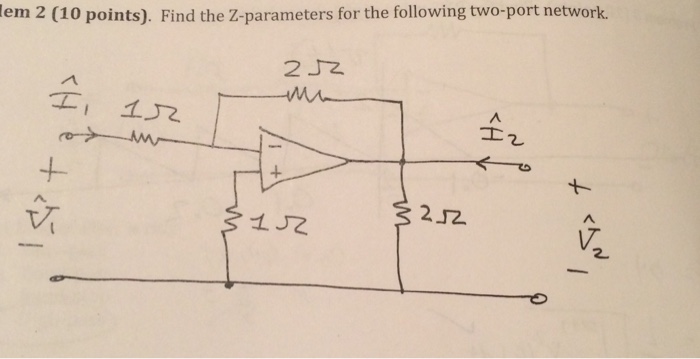 Solved Find the Z-parameters for the following two-port | Chegg.com