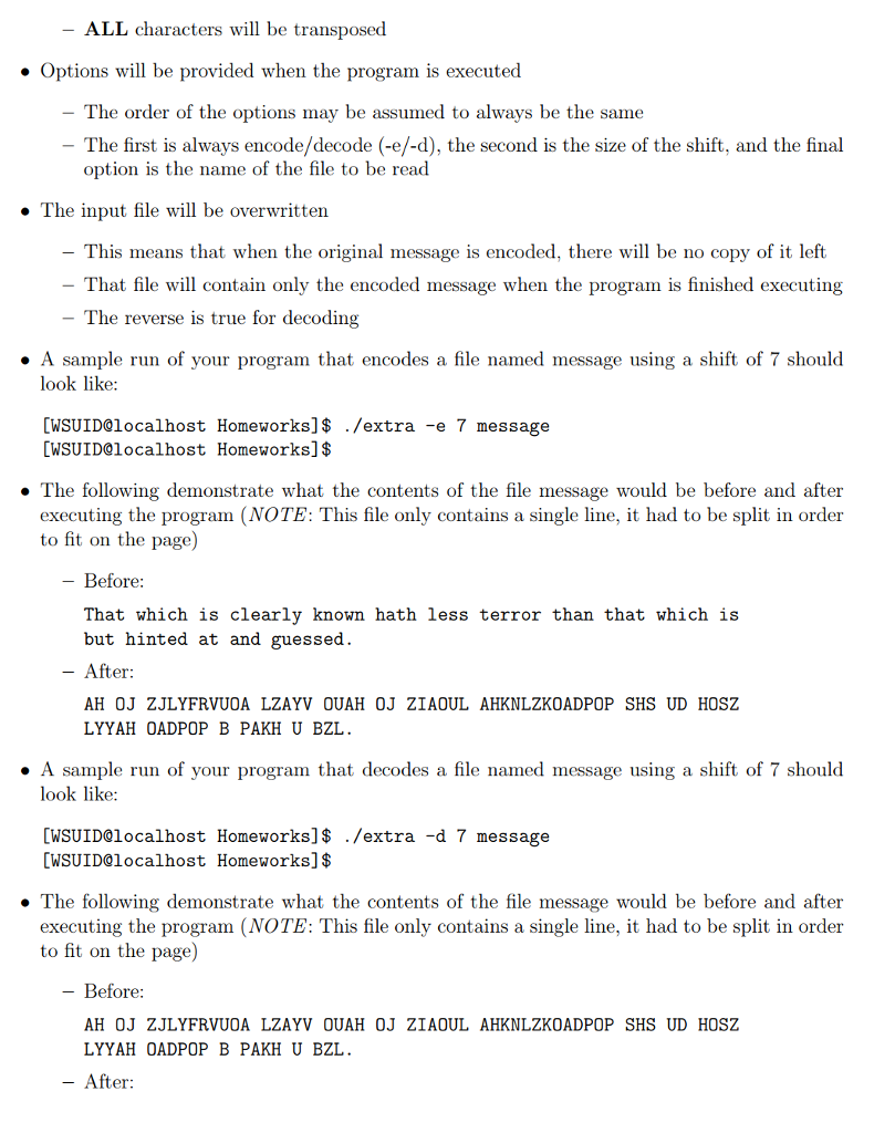 A Caesar shift is one of the oldest forms of | Chegg.com