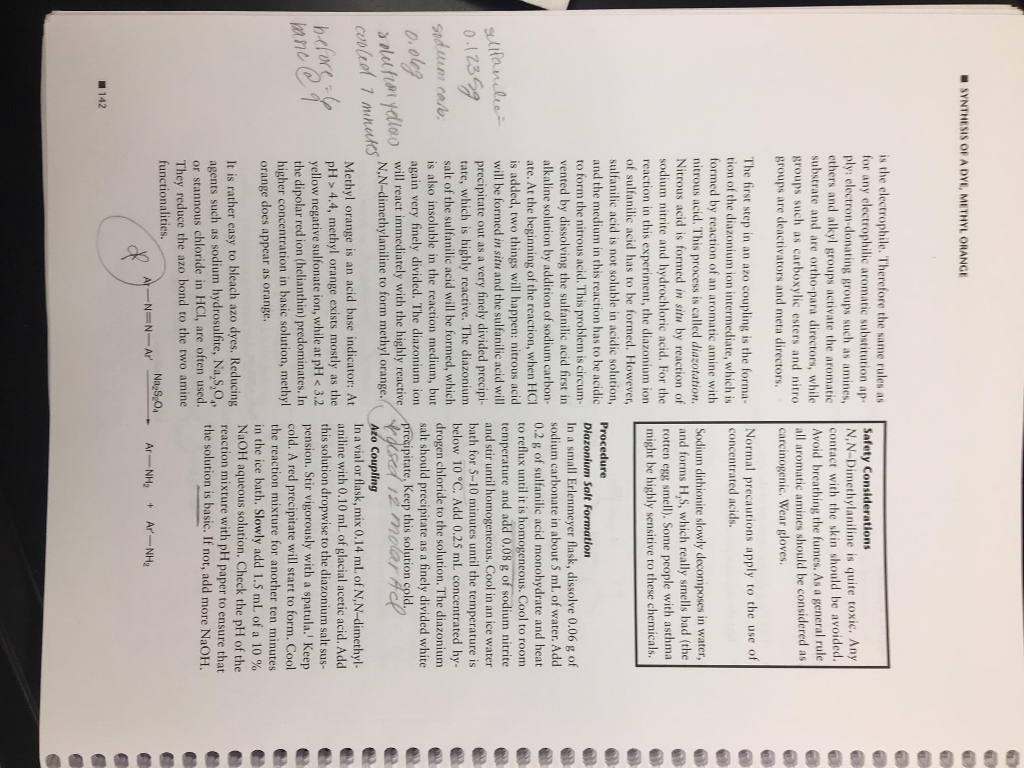 Solved Write a formal procedure about the expiremnt ( | Chegg.com