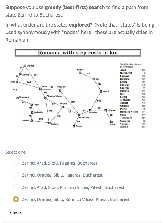 Solved Suppose you use greedy (best-first) search to find a | Chegg.com