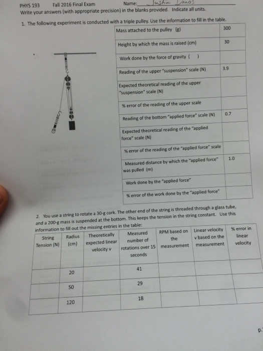 Solved The following experiment is conducted with a triple | Chegg.com