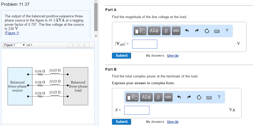 Solved The output of the balanced positive-sequence three- | Chegg.com