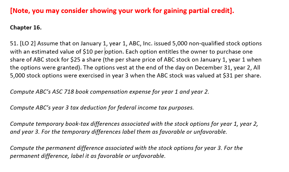 Solved Assume that on January 1, year 1, ABC, Inc. issued | Chegg.com