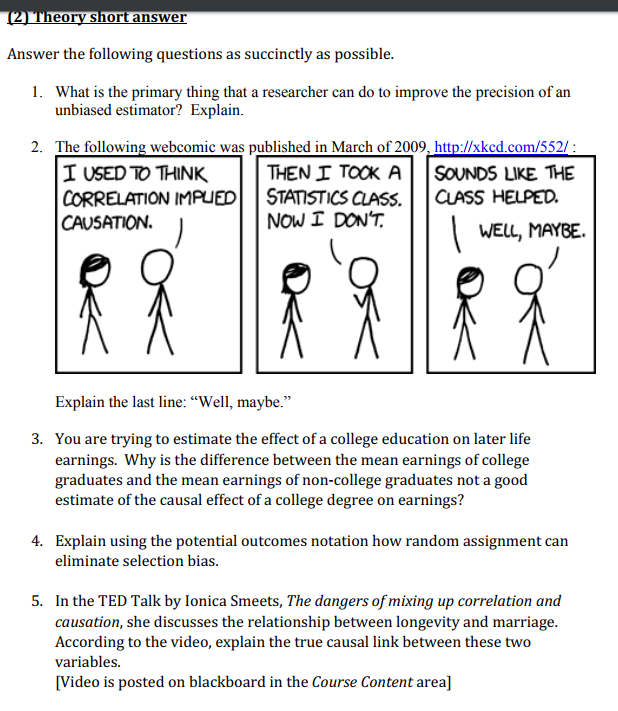 Causal Relationship Cartoon