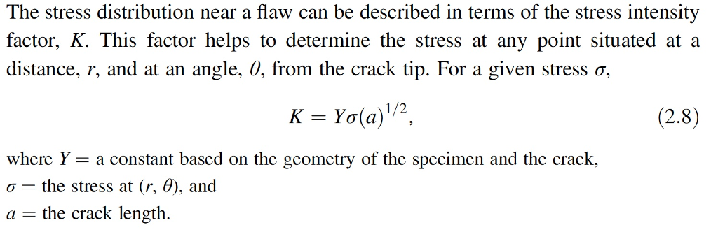 Solved In one study the critical stress intensity factor for | Chegg.com