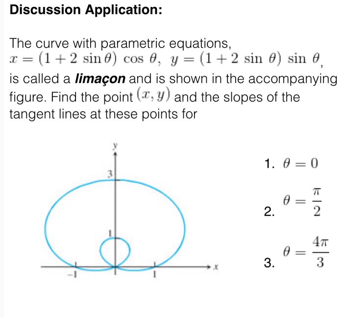 Solved The curve with parametric equations, x = (1 + 2 sin | Chegg.com