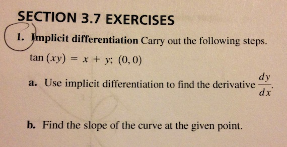 Solved Implicit differentiation Carry out the following | Chegg.com