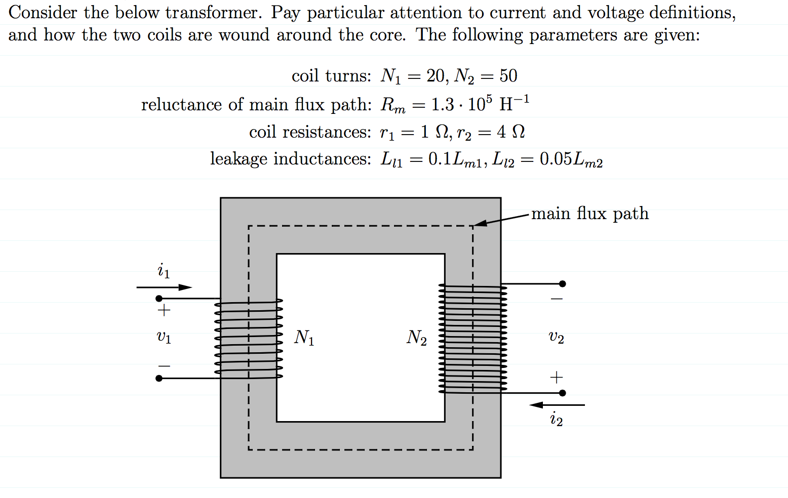 Solved Consider the below transformer. Pay particular | Chegg.com
