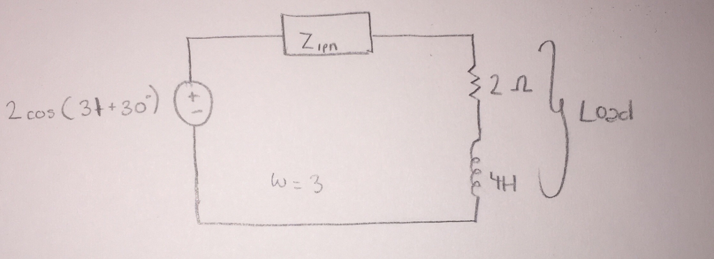 Solved Find the generator impedance that maximizes power | Chegg.com